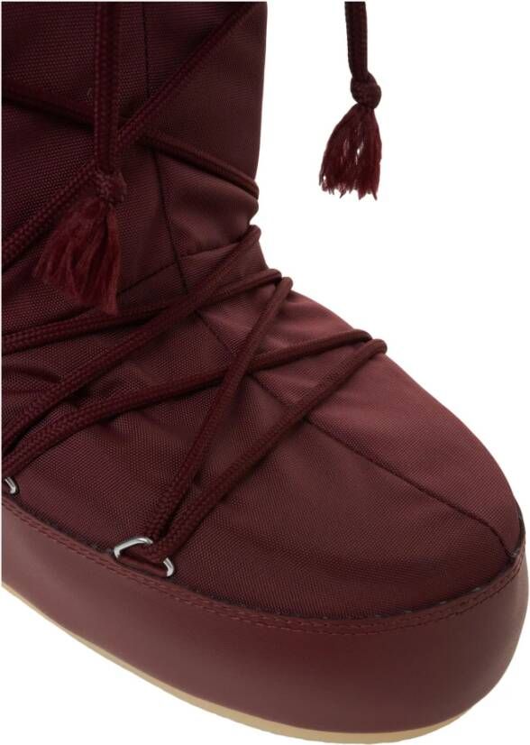 Moon Boot Rode Enkellaarzen Aw25 - Schoenen.nl