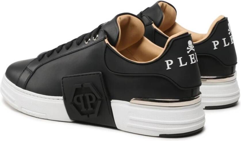 Philipp Plein Hexagon Phantom Kiks Zwarte Sneakers Zwart Heren ...
