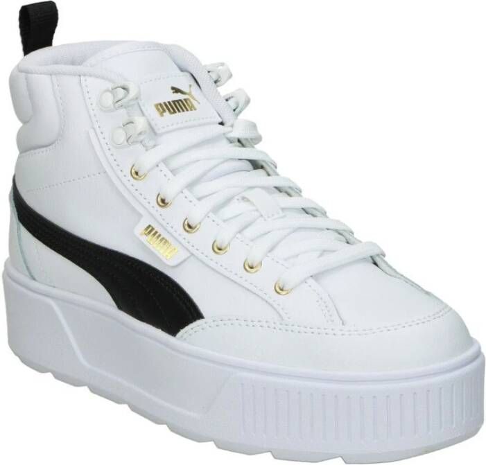 Puma Stijlvolle Karmen MID Sneakers White Dames - Schoenen.nl