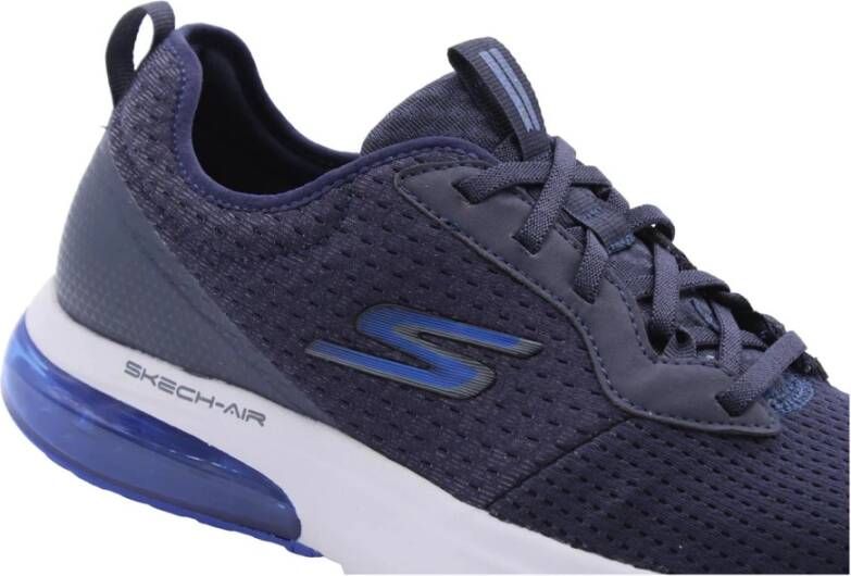Skechers Springfield Heren Sneakers Blauw Heren - Schoenen.nl