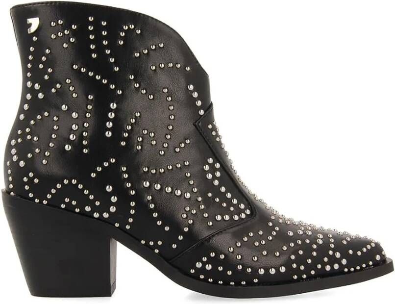 Gioseppo Cowboy Boots Black Dames - Schoenen.nl