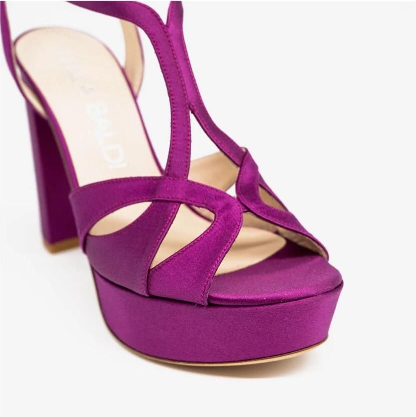 Lella Baldi Sandalo in raso - Schoenen.nl