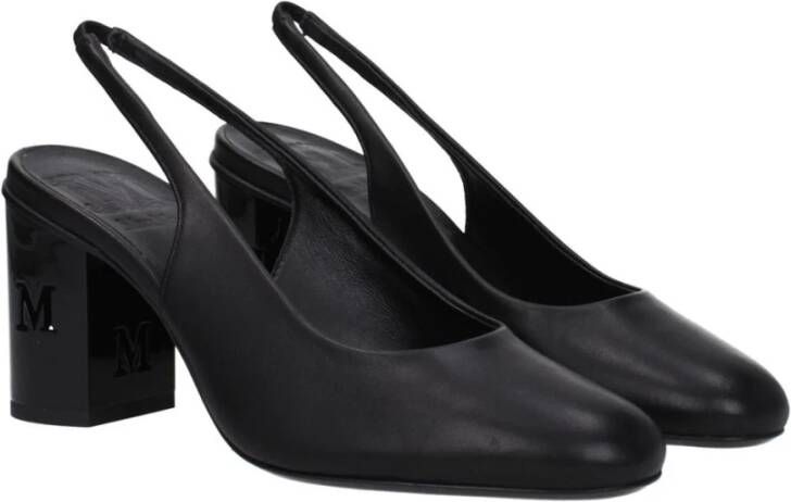 Max Mara Logo High Heel Pumps in leer - Schoenen.nl