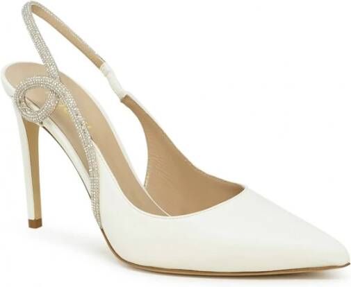 Ninalilou Crème Leren Pumps Ss24 Beige Dames - Schoenen.nl