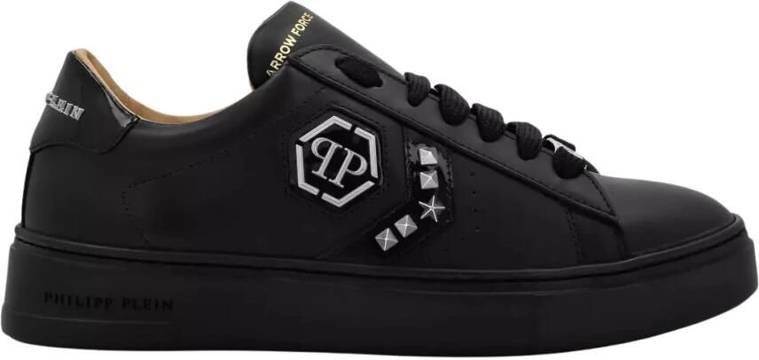 Philipp Plein Lo-Top Leather Arrow Force Studs Sneakers - Schoenen.nl