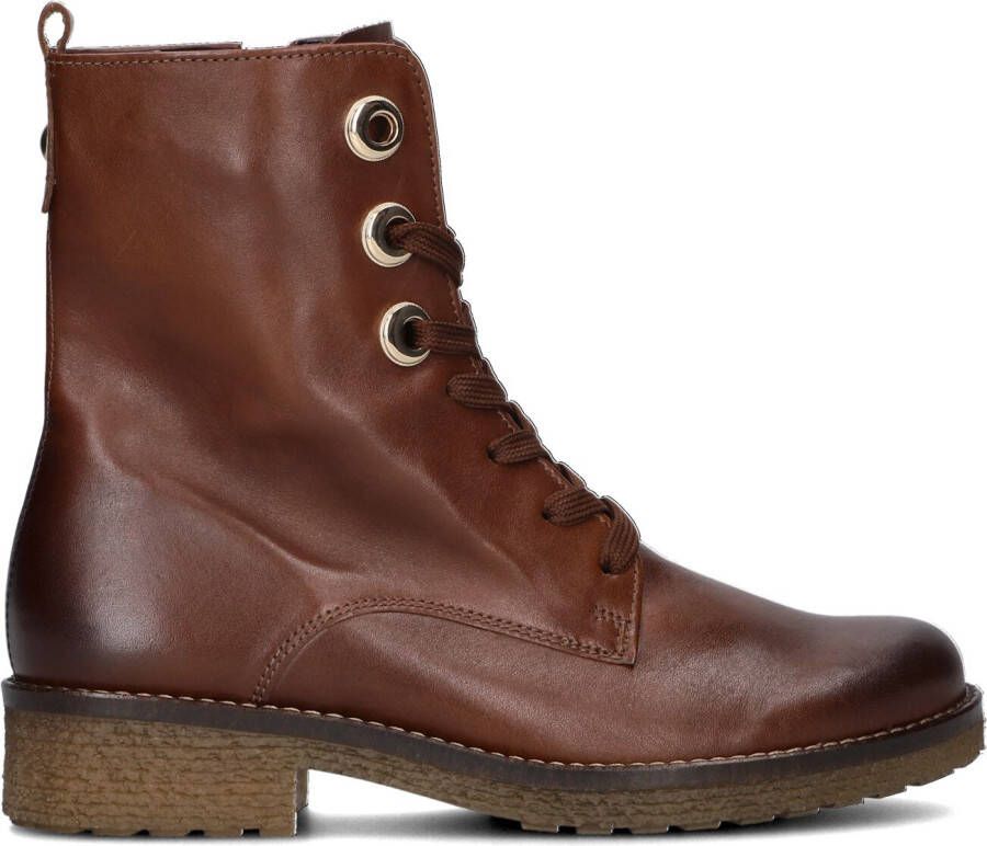 Gabor 705 Veterboots Laarzen Met Veters Dames Bruin - Schoenen.nl