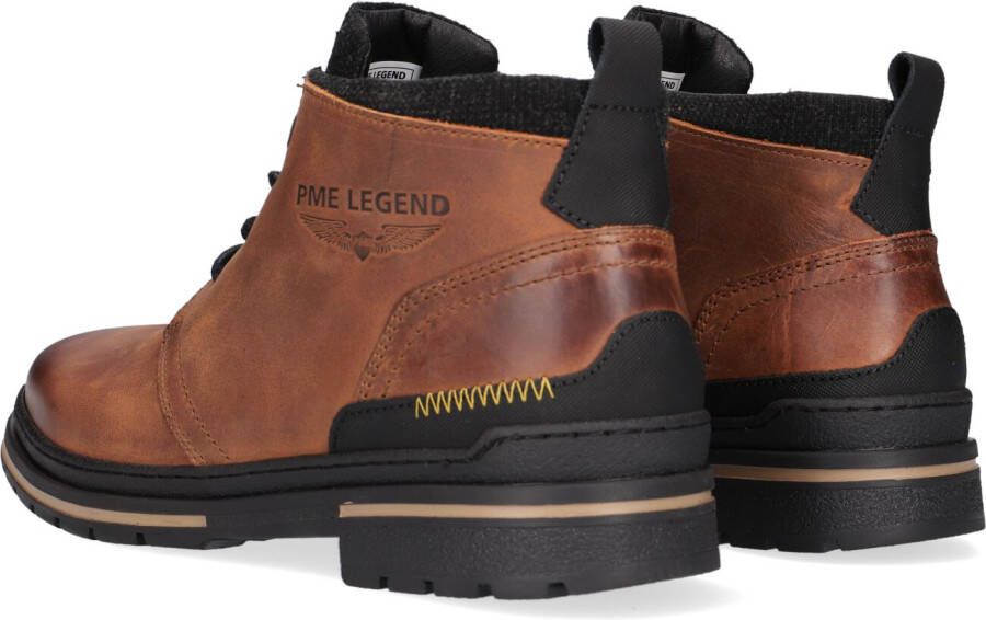 PME Legend Stoere leren herenlaarzen voor herfst winter Brown Heren ...