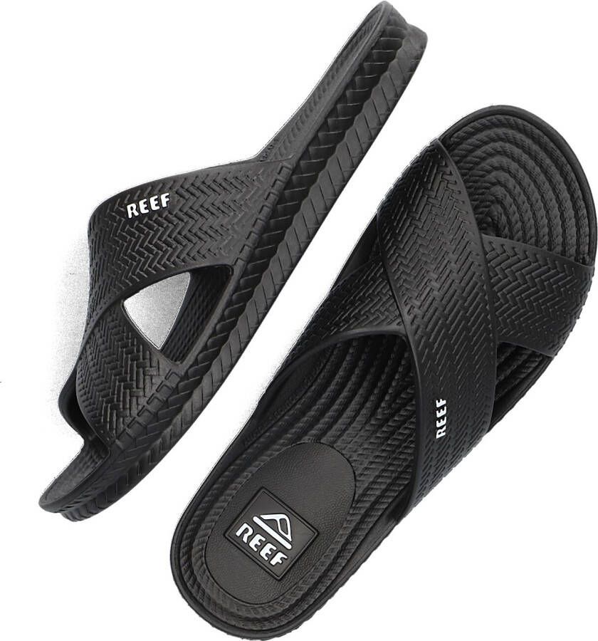 REEF Zwarte Slippers Water X Slide - Schoenen.nl