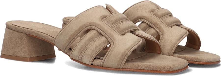 NOTRE-V Beige Slippers Nv-1010 - Schoenen.nl