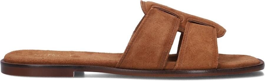 NOTRE-V Bruine Slippers Nv-1005 - Schoenen.nl