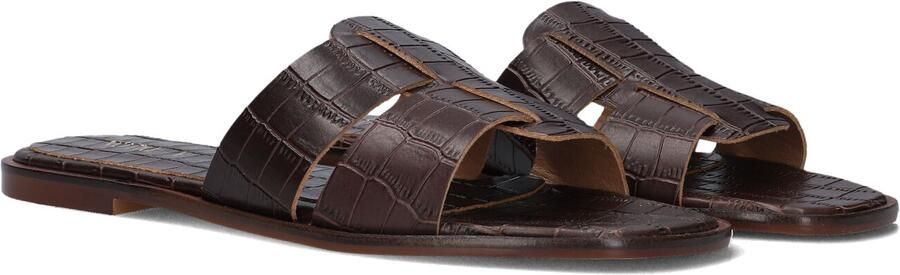 NOTRE-V Bruine Slippers Nv-1005 - Schoenen.nl