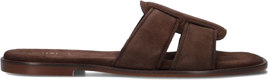 NOTRE-V Bruine Slippers Nv-1005 - Schoenen.nl