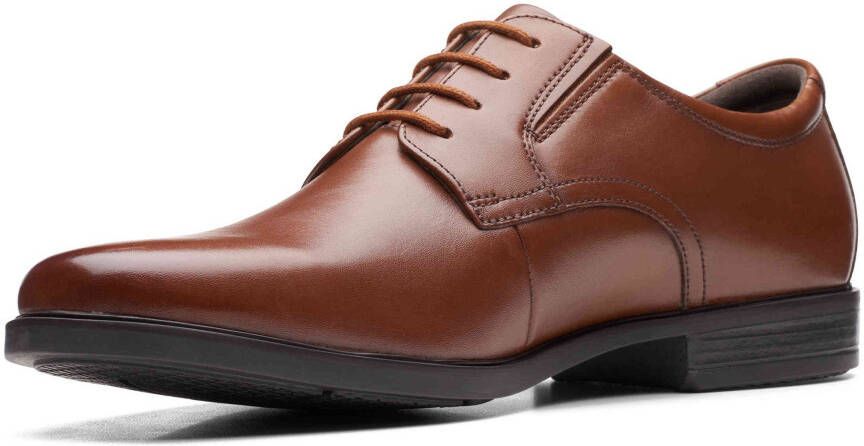 Clarks Veterschoenen HOWARD WALK met leren binnenzool - Schoenen.nl
