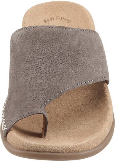 Gabor Teenslippers wedge heel summer shoe dianette with contrasting ...