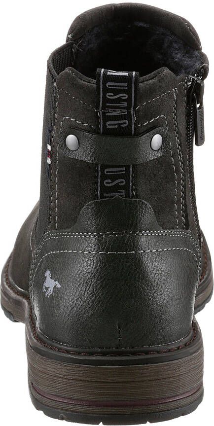 Mustang Shoes Chelsea-boots slip-on boots ankle boots block heel side ...