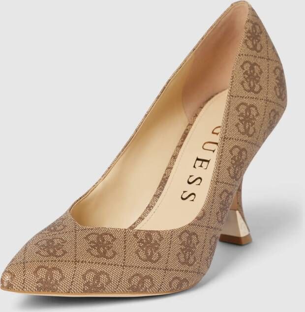 Guess Pumps & high heels Bynow2 Pumps in bruin - Schoenen.nl