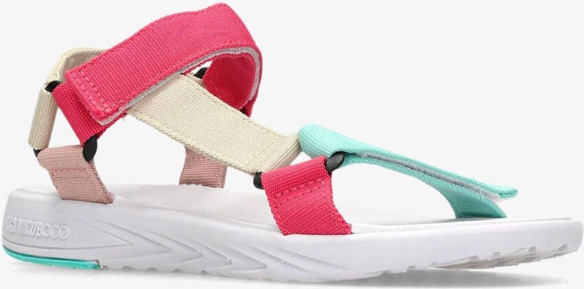 NICOBOCO kipa sandalen wit roze dames - Schoenen.nl