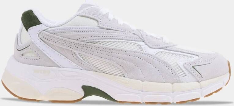 Puma Teveris Nitro White Green Moss heren sneakers - Schoenen.nl