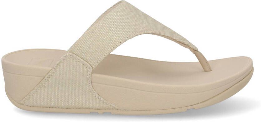 Fitflop Lulu Glitz Canvas Teenslippers - Schoenen.nl