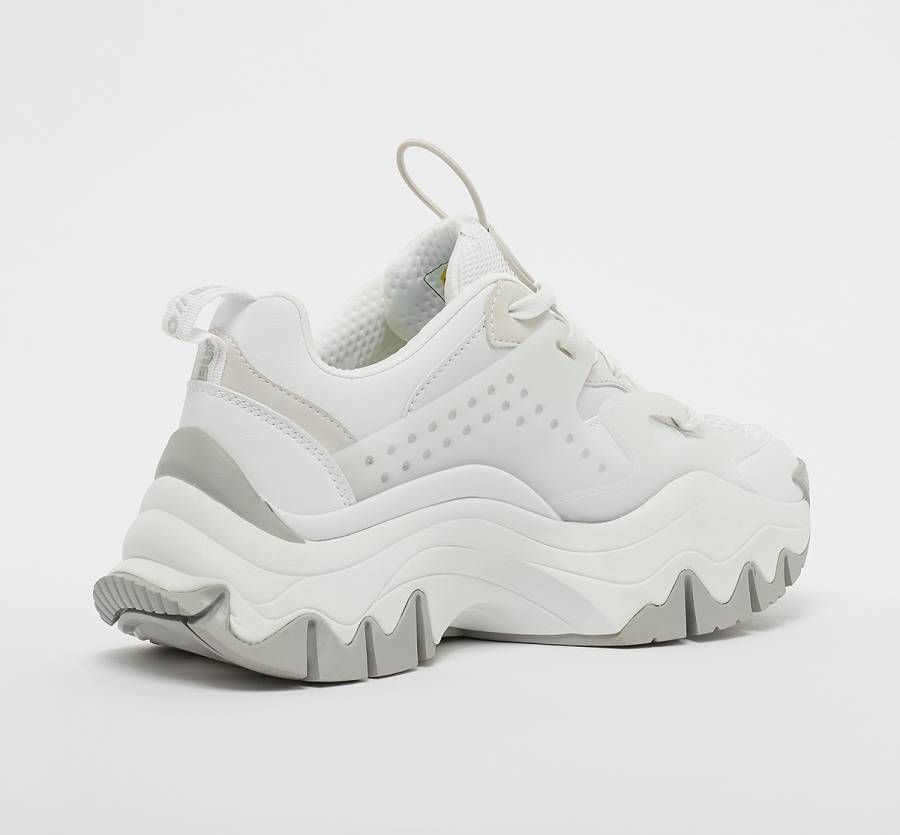 Buffalo Trail One White Imi Nappa Imi Nubuck Vegan White - Schoenen.nl