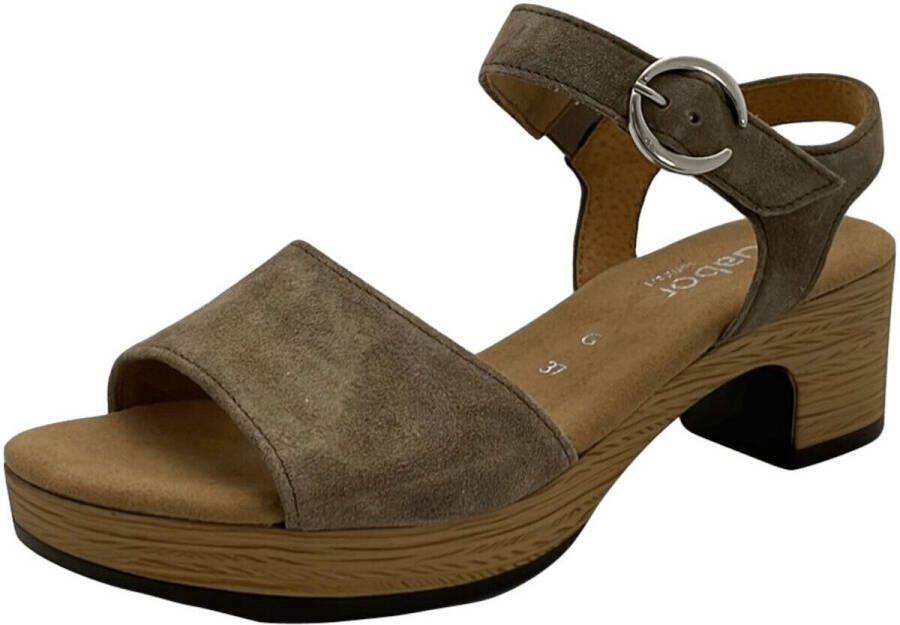 Gabor Comfort Gabor damessandaal bruin - Schoenen.nl