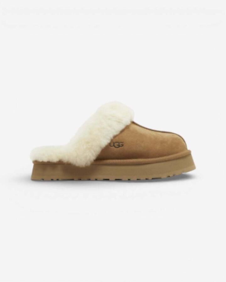 Ugg Pantoffels Disquette Slipper Chestnut ( 's) - Schoenen.nl