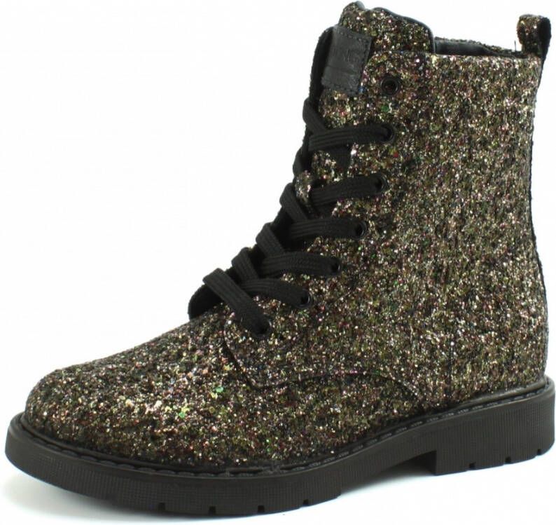 Kipling Bibiana glitter mix Zwart KIP36 - Schoenen.nl