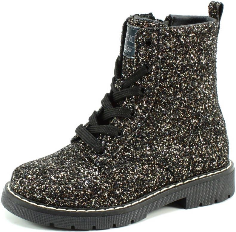 Kipling Fernanda glitter Zwart KIP36 - Schoenen.nl