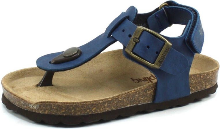 Kipling Juan 3A sandal Blauw KIP20 - Schoenen.nl