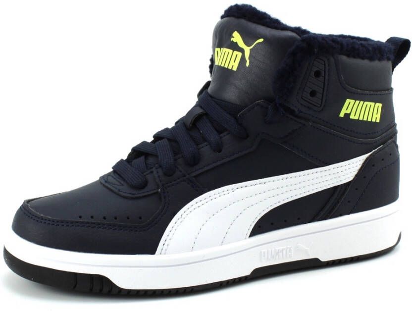 Puma Rebound Joy Fur Blauw PUM82 - Schoenen.nl