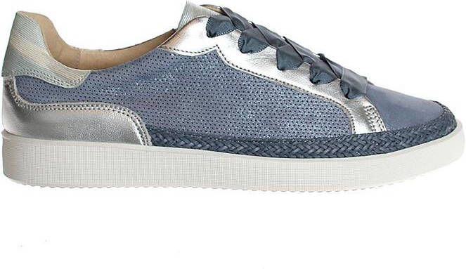 Softwaves -Dames blauw licht sneakers - Schoenen.nl