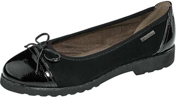 Liva Loop Ballerina in TEX-uitvoering Zwart - Schoenen.nl