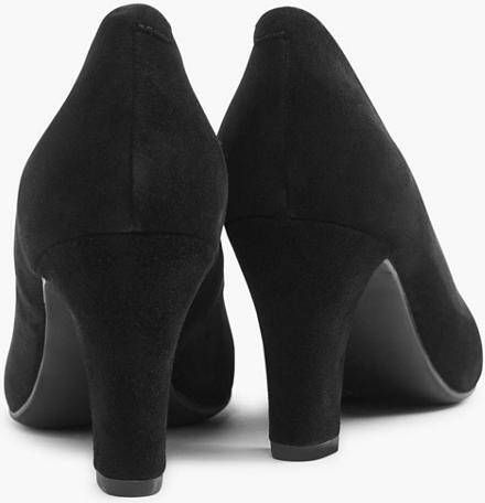 5th avenue Zwarte suède pump - Schoenen.nl