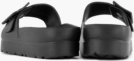 Oxmox Zwarte slipper gesp - Schoenen.nl