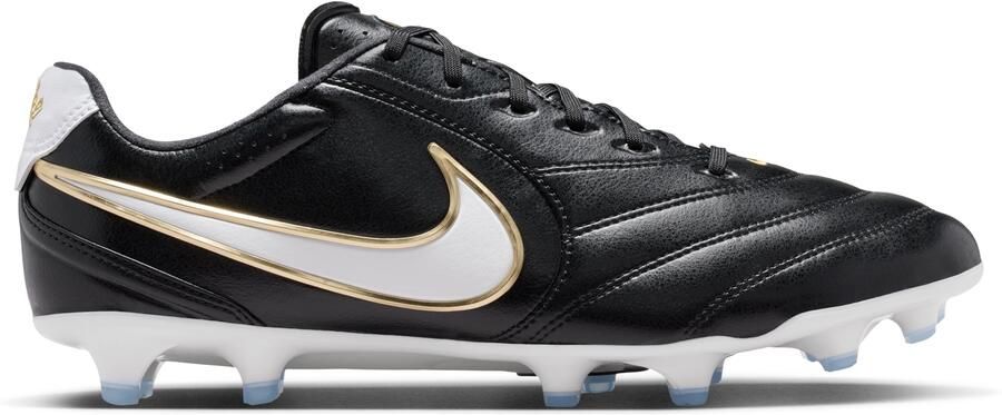 Nike Tiempo Ligera Pro Gras Voetbalschoenen (FG) Metallic Zilver Zwart ...