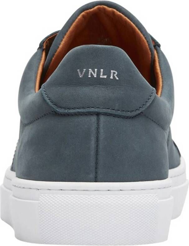 Van Lier Novara nubuck sneakers grijsblauw - Schoenen.nl