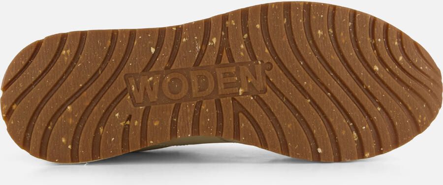 Woden Ronja Sneakers groen Leer - Schoenen.nl